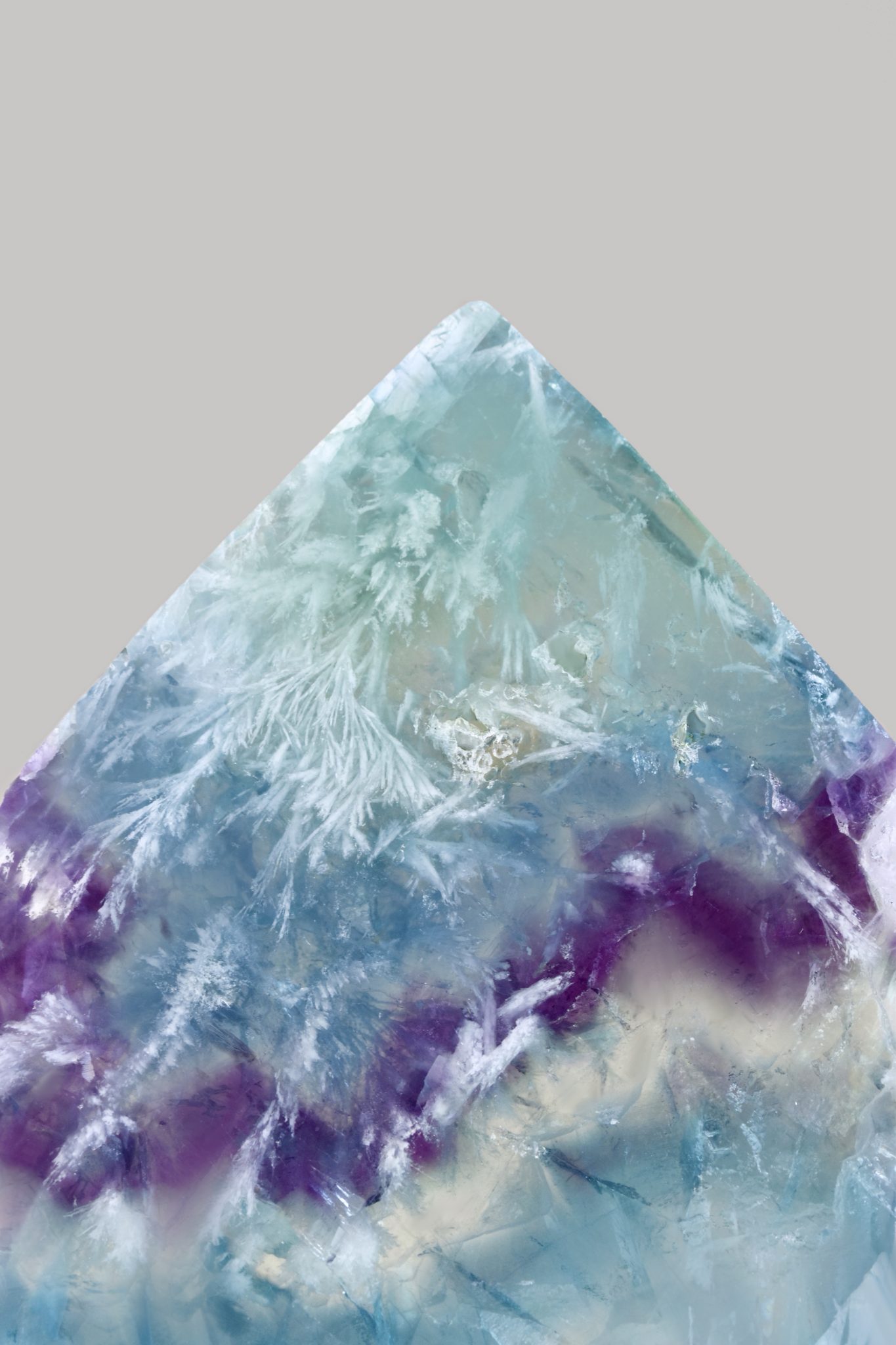 Placa Snowflake Fluorite - Roca Sana